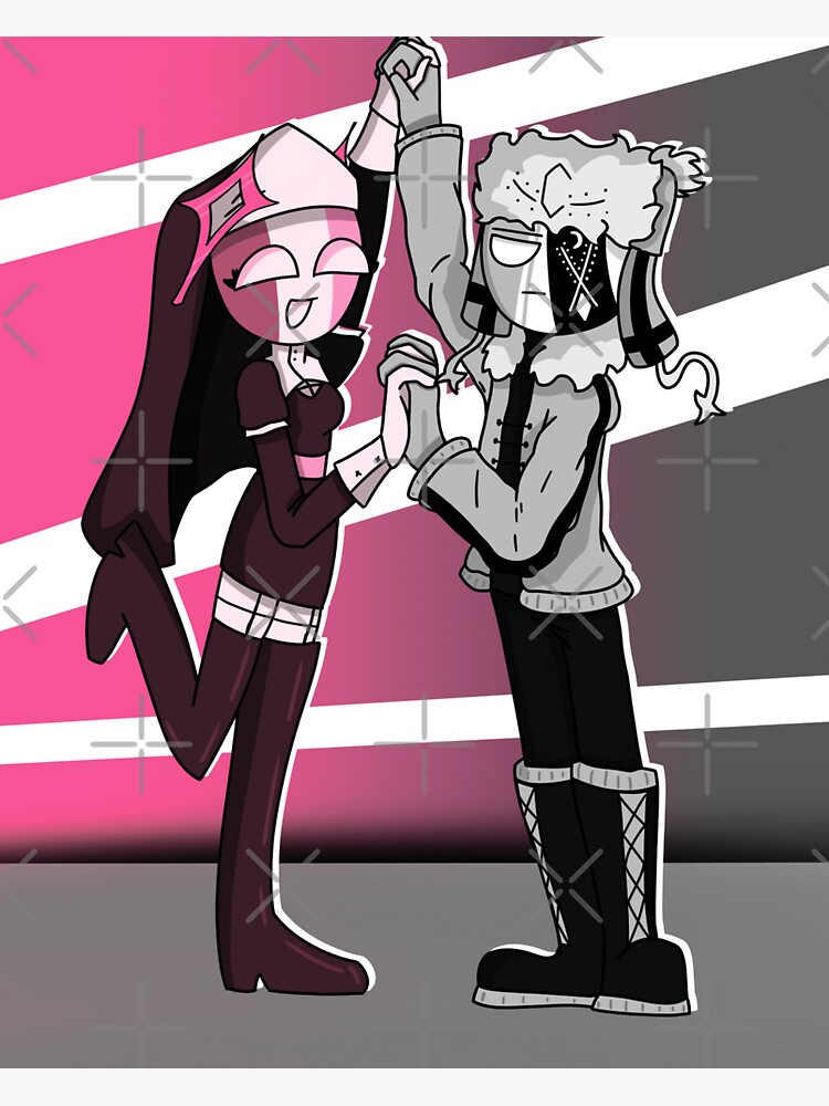 "fnf mfm ruv and sarvenet art" Sticker for Sale by Ruvolchik | Redbubble