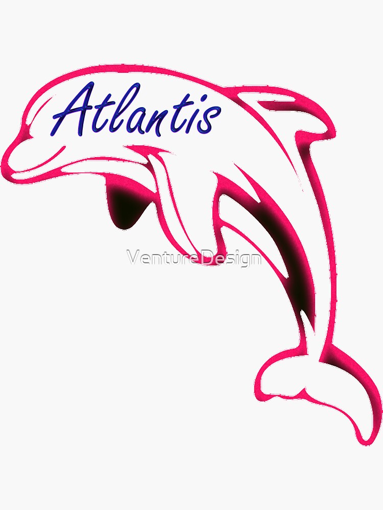 "Atlantis" Sticker for Sale by VentureDesign | Redbubble