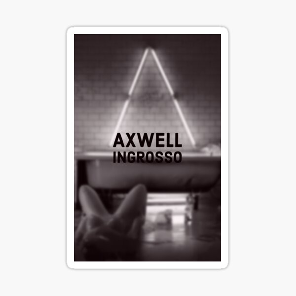 "Axwell ingrosso" Sticker for Sale by CCBS | Redbubble