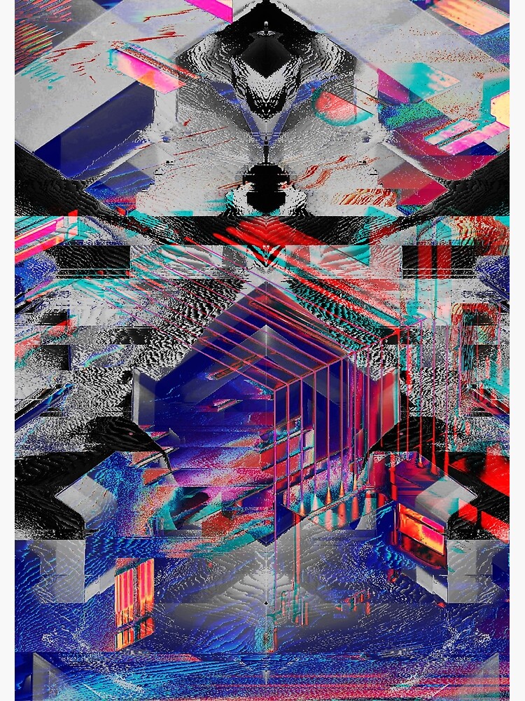 "Glitch Esque Inverted" Poster for Sale by SunshineProxy | Redbubble