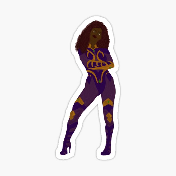 "Starfire" Sticker for Sale by JayCee19 | Redbubble