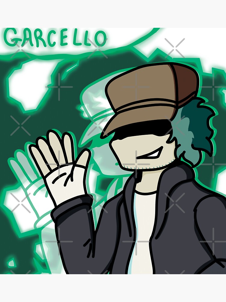 Pegatina «fnf garcello humo graffiti art» de Ruvolchik | Redbubble