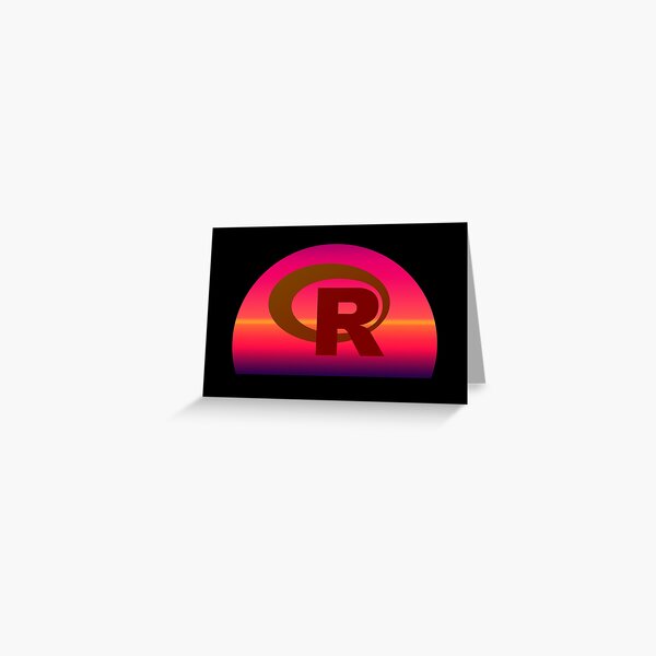 "R programming language R logo" Greeting Card for Sale by Birdhead ...