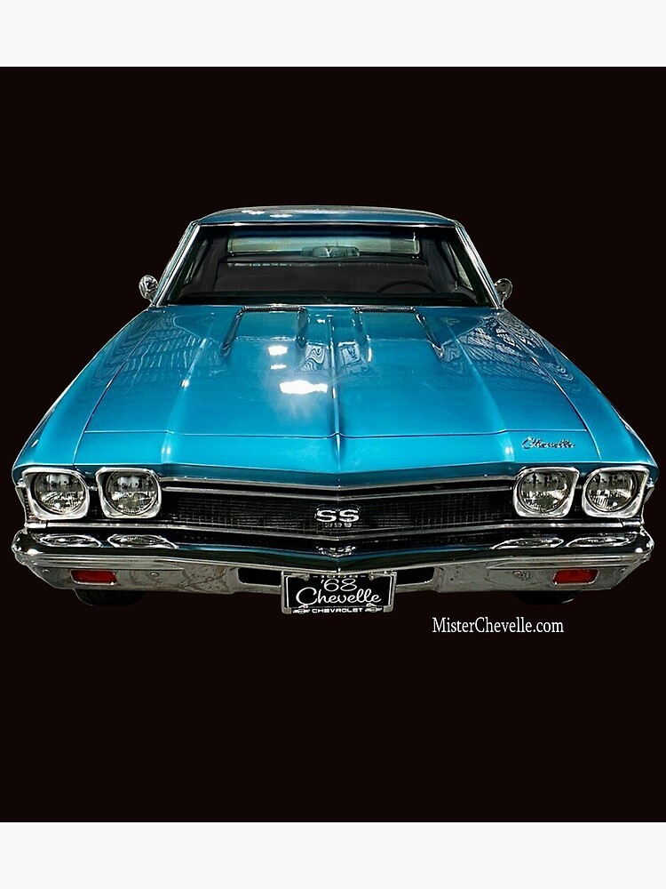 "1968 Chevelle SS 396 Tripolli Turquoise Muscle Car" Poster for Sale by ...