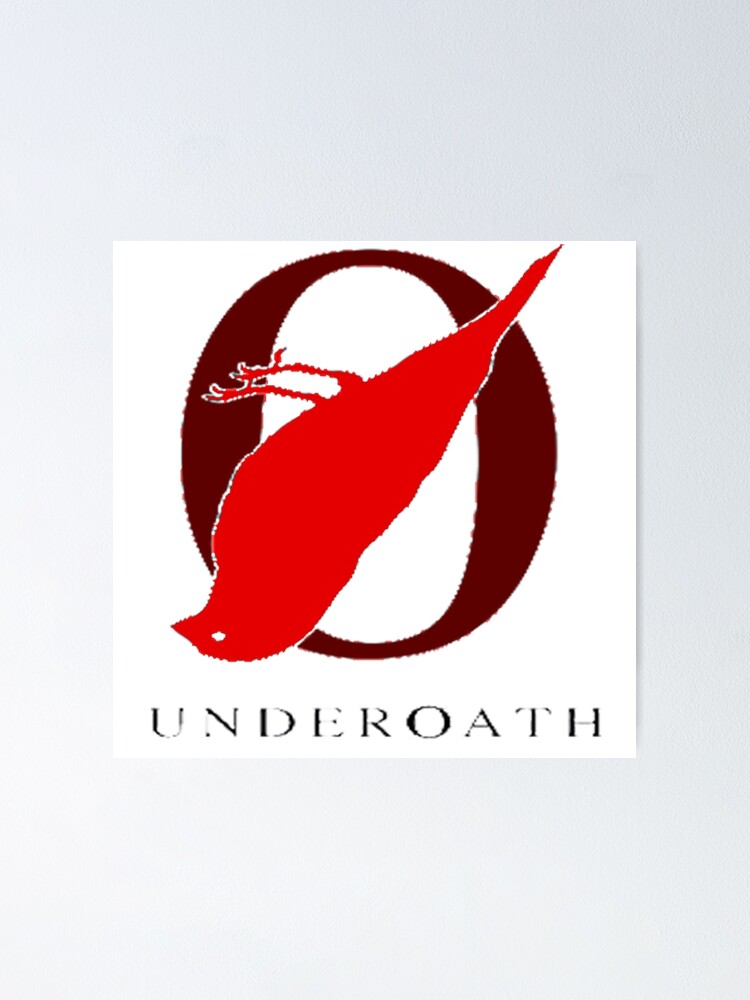 "Underoath band logos favorite" Poster for Sale by cburress9b | Redbubble