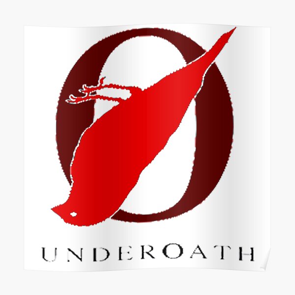 "Underoath band logos favorite" Poster for Sale by cburress9b | Redbubble