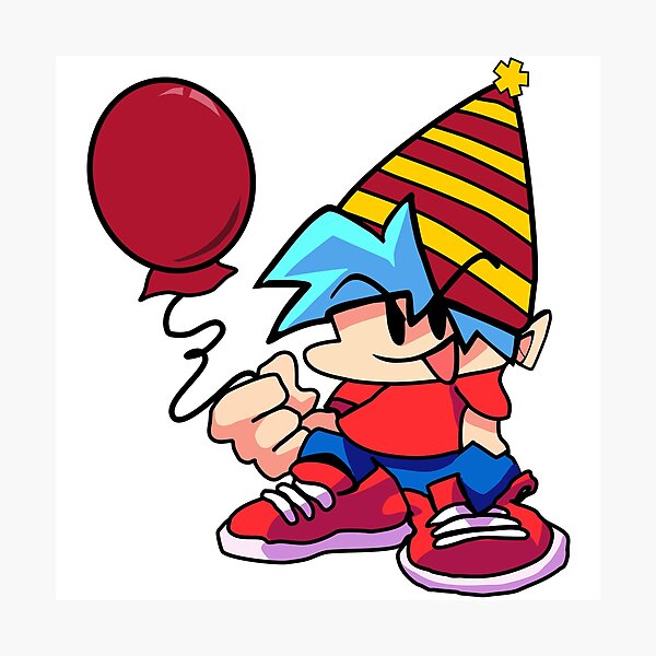 "FNF Birthday Boyfriend" Photographic Print for Sale by Sticker-Flix ...