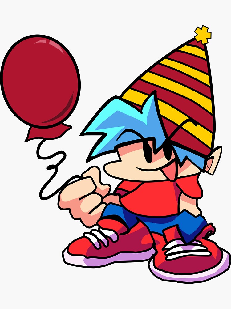 Pegatina «FNF Cumpleaños Novio» de Sticker-Flix | Redbubble