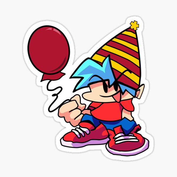 "FNF Birthday Boyfriend" Sticker for Sale by Sticker-Flix | Redbubble
