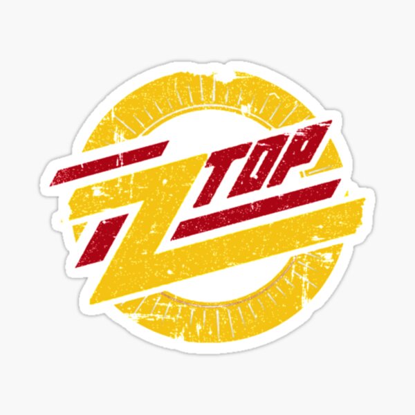 "The ZZ Top American Rock Band Gift Men Women" Sticker for Sale by ...