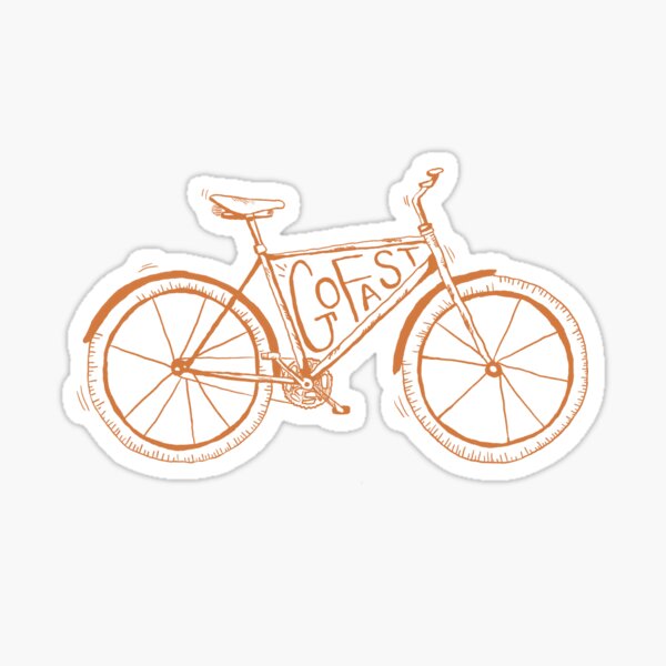 "Go Fast" Sticker for Sale by Twinklepies | Redbubble