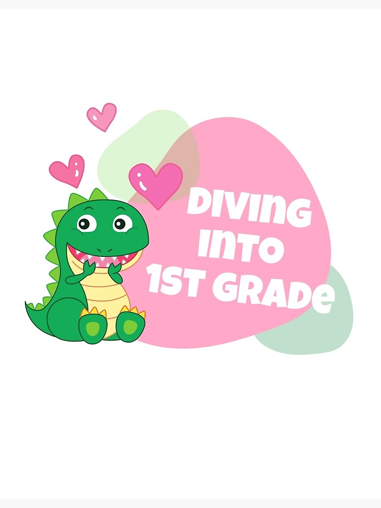 "Diving into 1st grade" Poster for Sale by VIDHYAMU | Redbubble