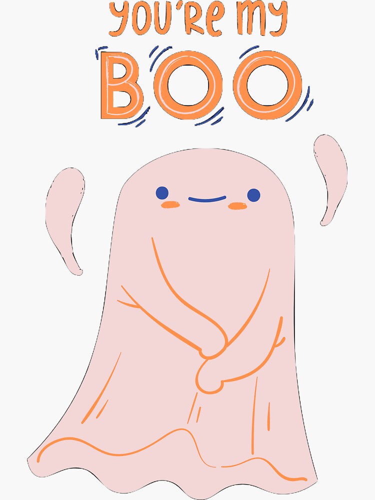 "YOU'RE MY BOO FUNNY ILLUSTRATION TO APPRECIATE LOVE AND GIFT FOR YOUR ...