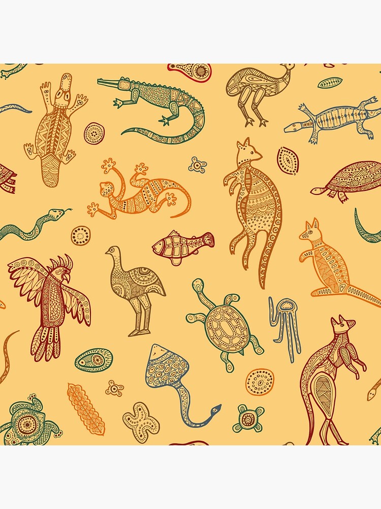 "Aboriginal australian animals to the Ethnicity " Poster for Sale by ...