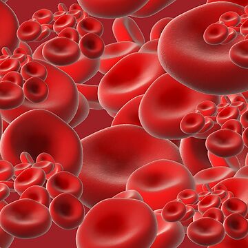 "Red Blood Cells Pattern" Postcard for Sale by Phantasmal-2-do | Redbubble