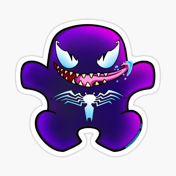 "Symbiote Peccy" Sticker for Sale by Underground Peccy | Redbubble