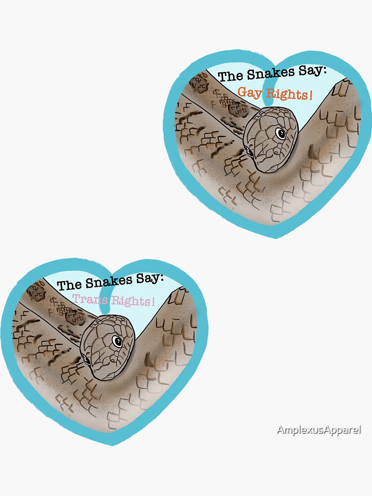 "The Snakes Say... Sticker Set" Sticker for Sale by AmplexusApparel ...
