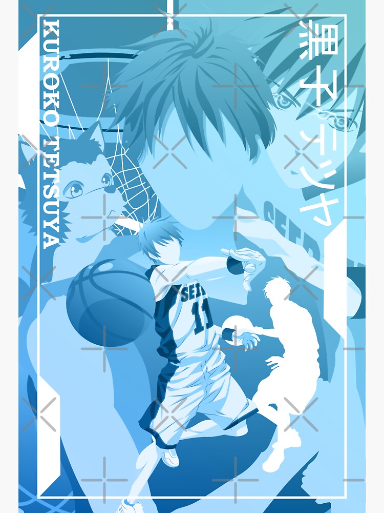 "Kuroko Tetsuya - Kuroko no Basket" Sticker for Sale by VexelRian ...