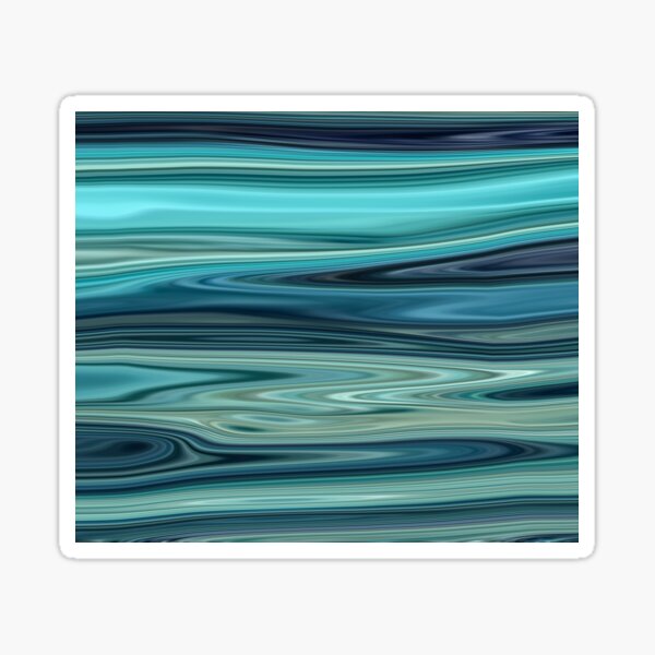 "Light blue Marble Waves effect" Sticker for Sale by DOLTA | Redbubble