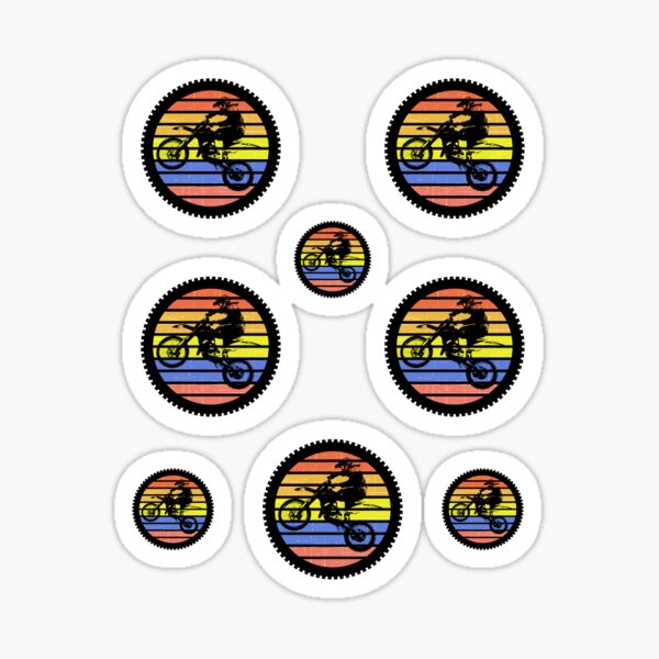 "Retro Biker " Sticker for Sale by Einstein12345 | Redbubble