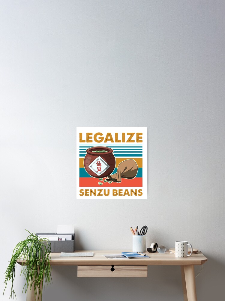 "Senzu beans - Dragon Ball" Poster by Fictionatic | Redbubble