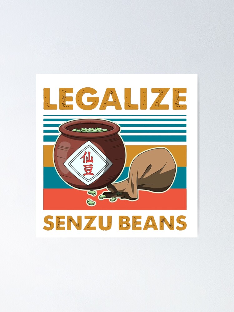 "Senzu beans - Dragon Ball" Poster by Fictionatic | Redbubble