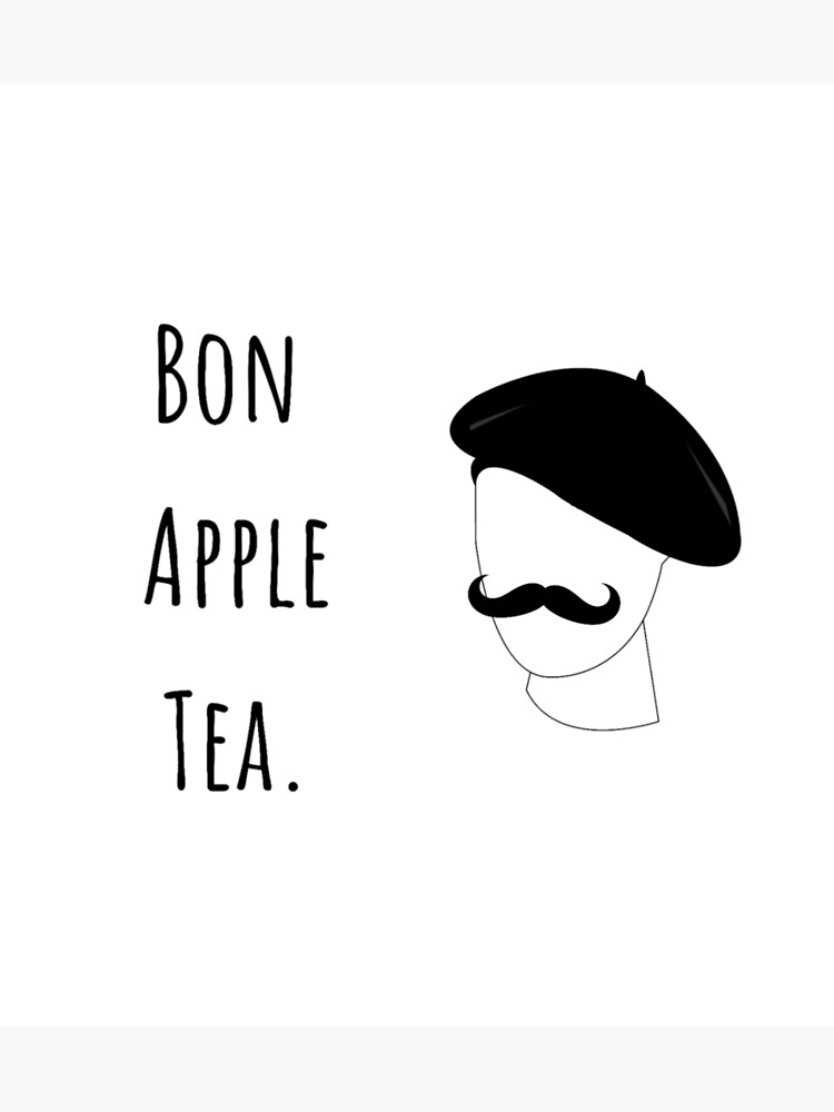 "Bon apple tea" Poster for Sale by VaaTees | Redbubble