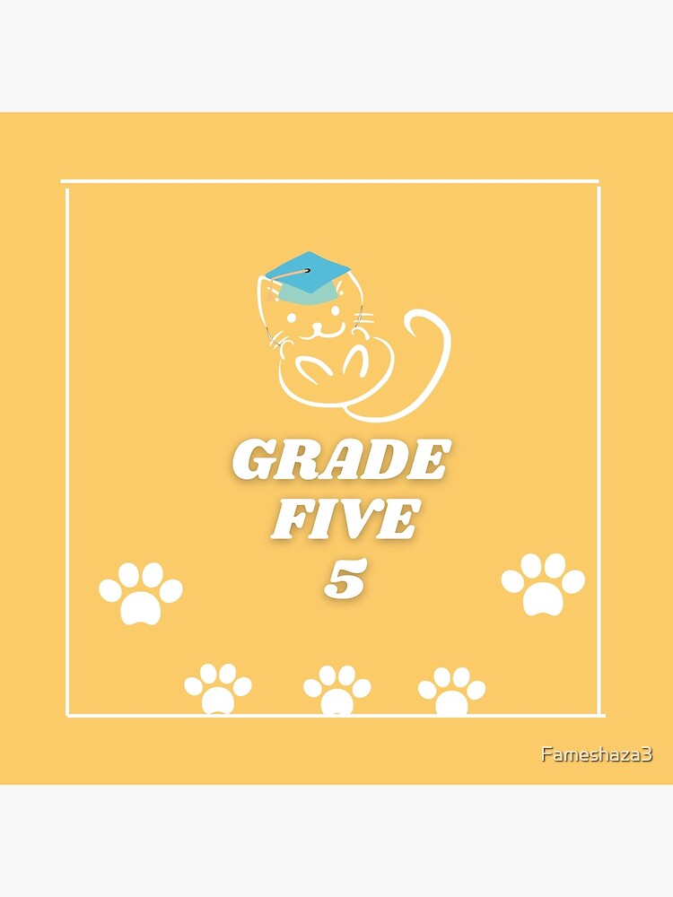 "Grade Five design For Teachers and Students " Poster for Sale by ...