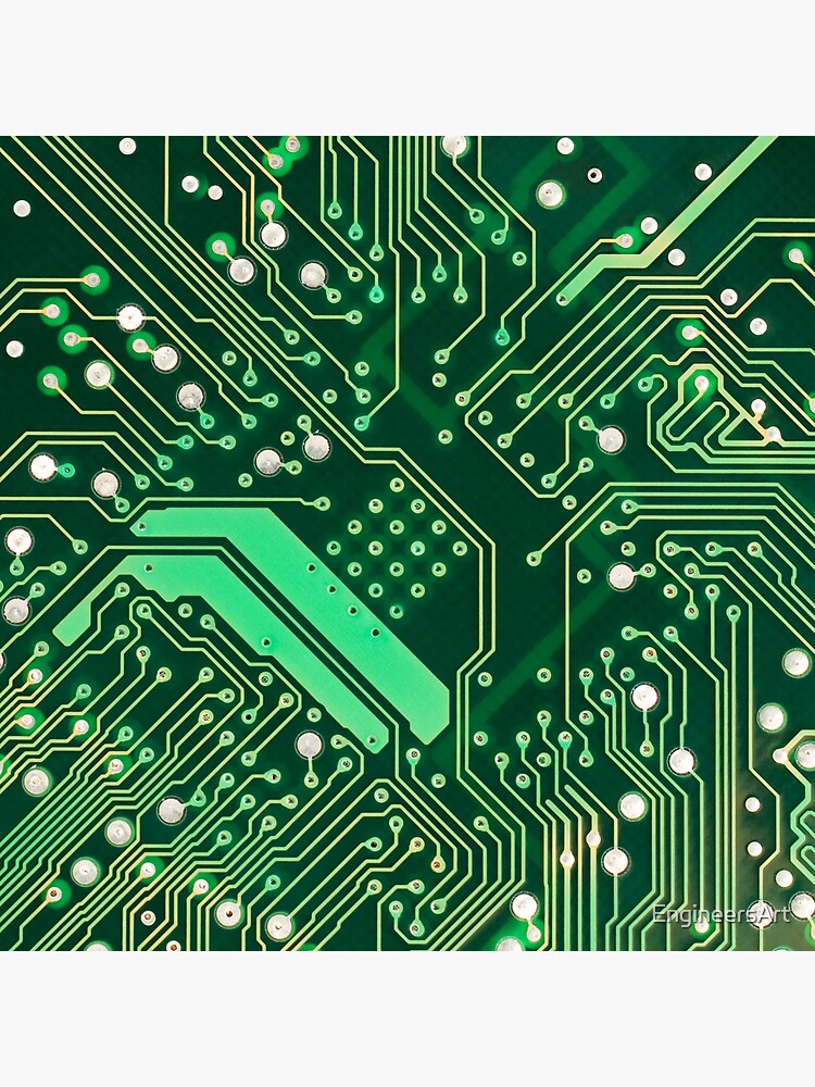 "Printed circuit board PCB" Sticker for Sale by EngineersArt | Redbubble