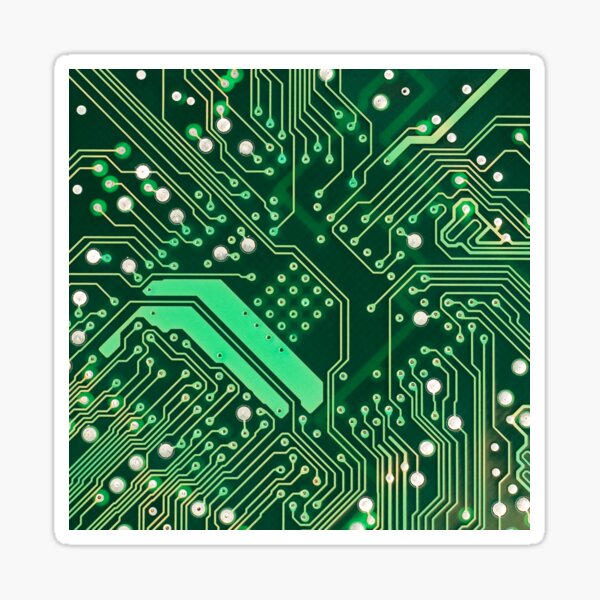 "Printed circuit board PCB" Sticker for Sale by EngineersArt | Redbubble