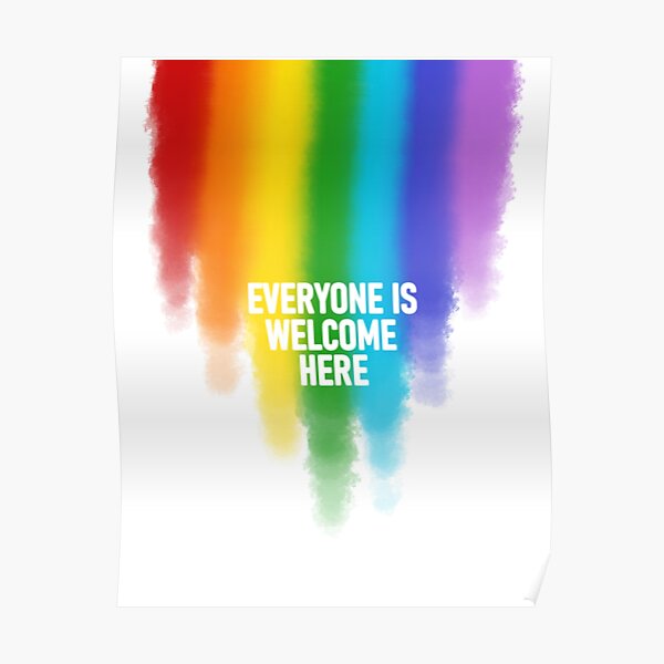 "LGBTQ+ Safe Space" Poster for Sale by plushtiger | Redbubble