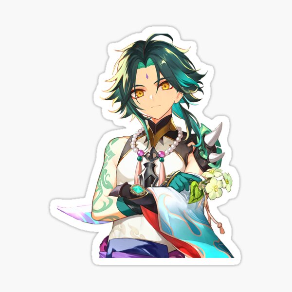 "Xiao - Genshin Impact " Sticker for Sale by Omagatoki | Redbubble