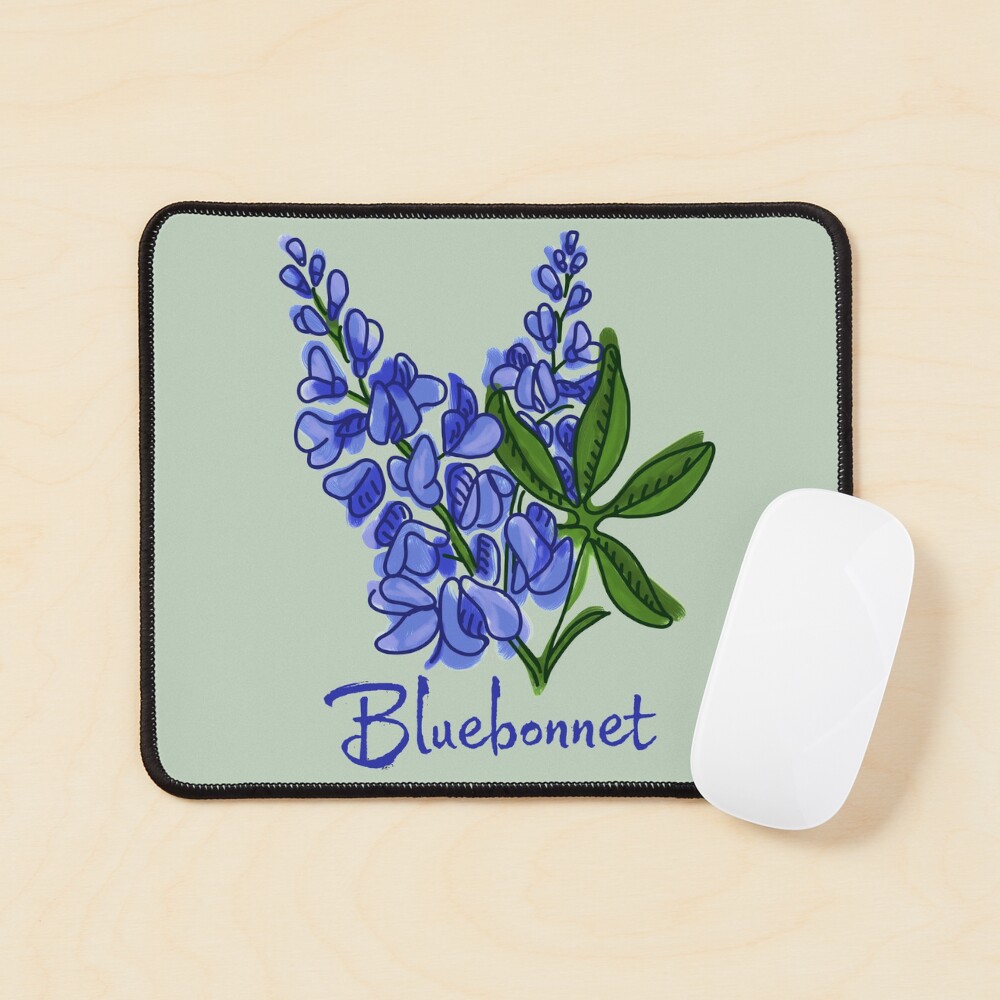 "Bluebonnet" Sticker for Sale by unhingedheather | Redbubble