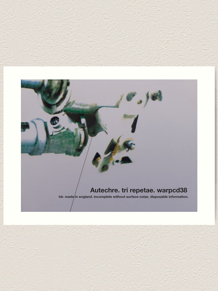 "Autechre - Tri Repetae #1" Art Print for Sale by slowrotation | Redbubble