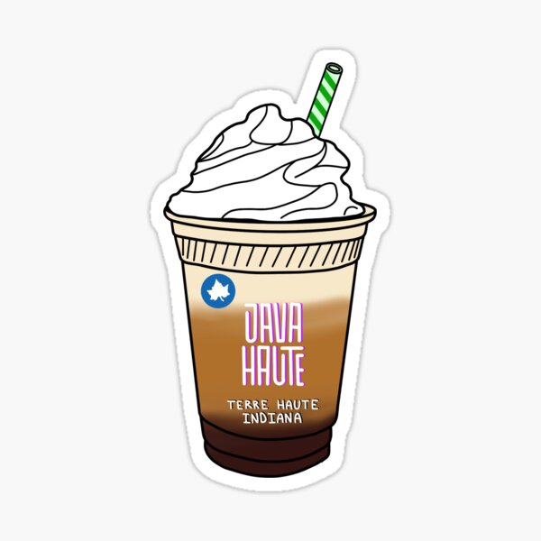 "Java Haute Coffee" Sticker by KatydidRogers22 | Redbubble