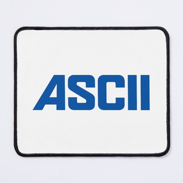 "ASCII (アスキー) Logo" Mouse Pad for Sale by RubenCRM | Redbubble
