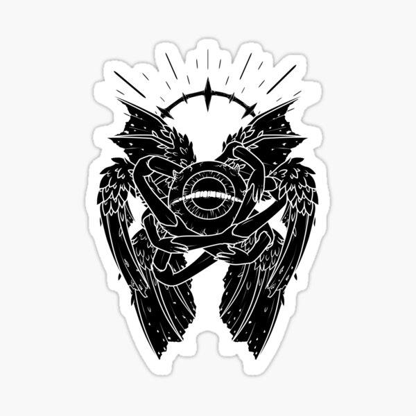 "Divine Devil" Sticker for Sale by KvoorsDesigns | Redbubble