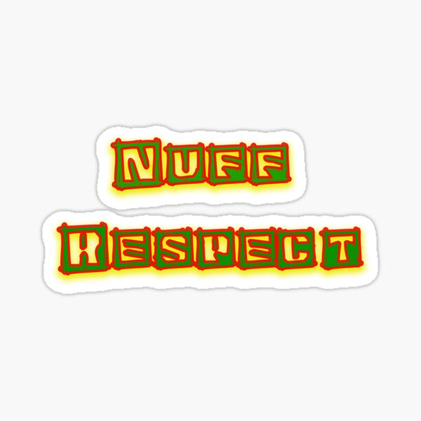 "Respect is Earned" Sticker for Sale by Giantman333 | Redbubble