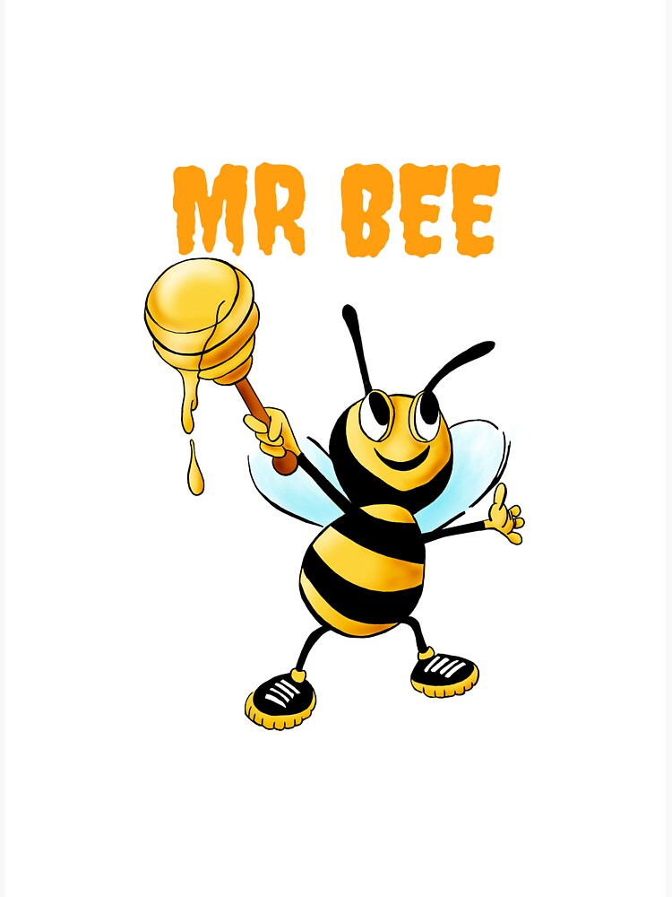 "mr bee" Sticker by fadellll | Redbubble
