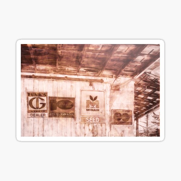 "Mill Signs" Sticker for Sale by butterbean57 | Redbubble