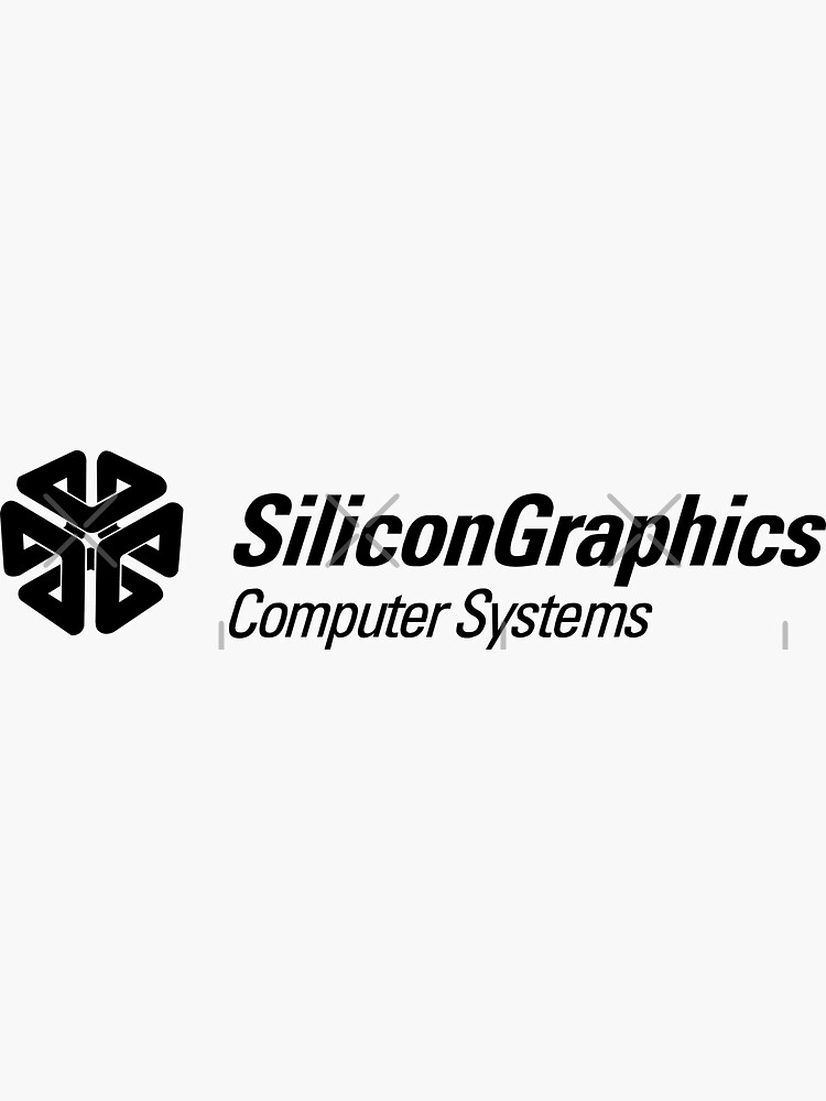 "Silicon Graphics (SGI) - OG logo - black" Sticker for Sale by ...