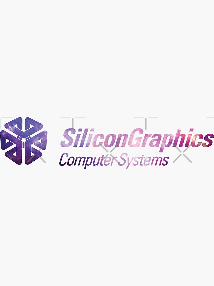 "Silicon Graphics (SGI) - OG logo - galaxy pastel" Sticker for Sale by ...