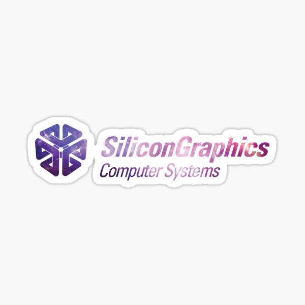 "Silicon Graphics (SGI) - OG logo - galaxy pastel" Sticker for Sale by ...