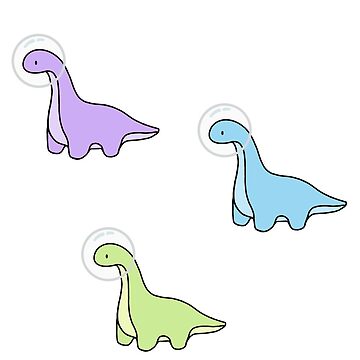 "Colorful Astronaut Dinosaur Brontosaurus Sticker Pack" Sticker for ...