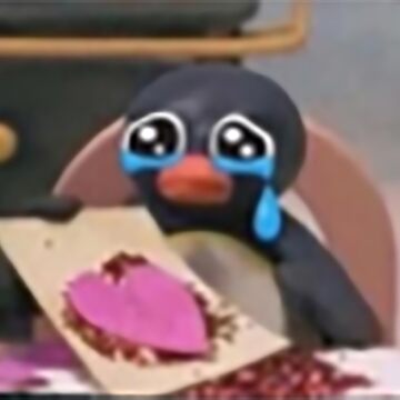 "Sad Penguin Meme" Sticker for Sale by martimmendes | Redbubble