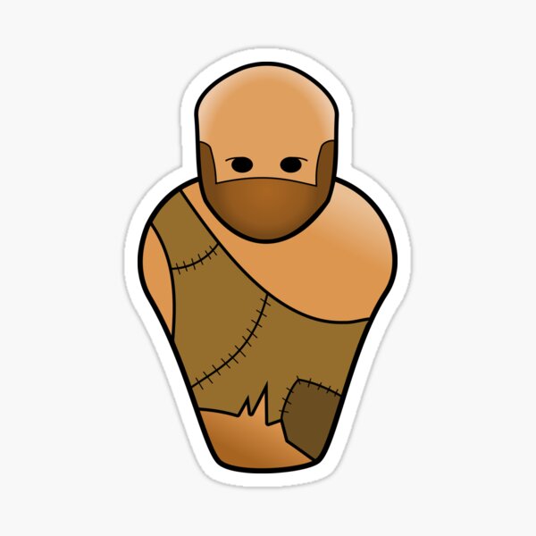 "Rimworld Colonist Pawn (Tribal Male)" Sticker for Sale by ...