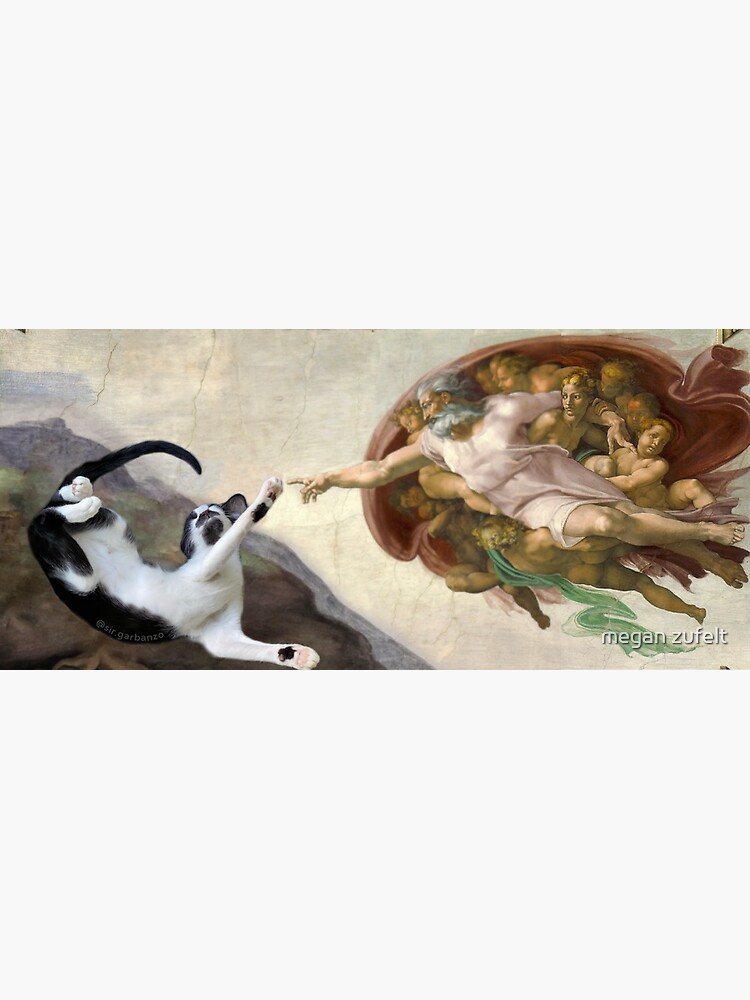 "creation of garbanzo" Sticker for Sale by zeganmufelt | Redbubble