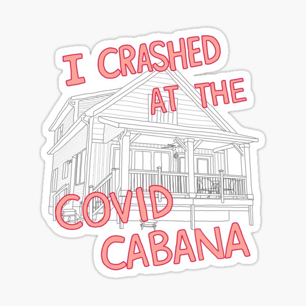 "covid cabana" Sticker for Sale by genamenyhart | Redbubble