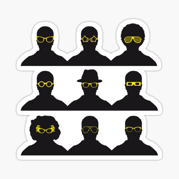 "Spectacular Specs" Sticker for Sale by beardo | Redbubble