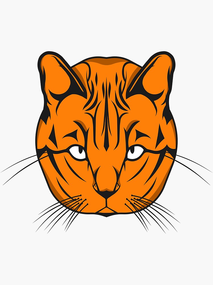 "Strong CAT" Sticker for Sale by FLORAwhite | Redbubble